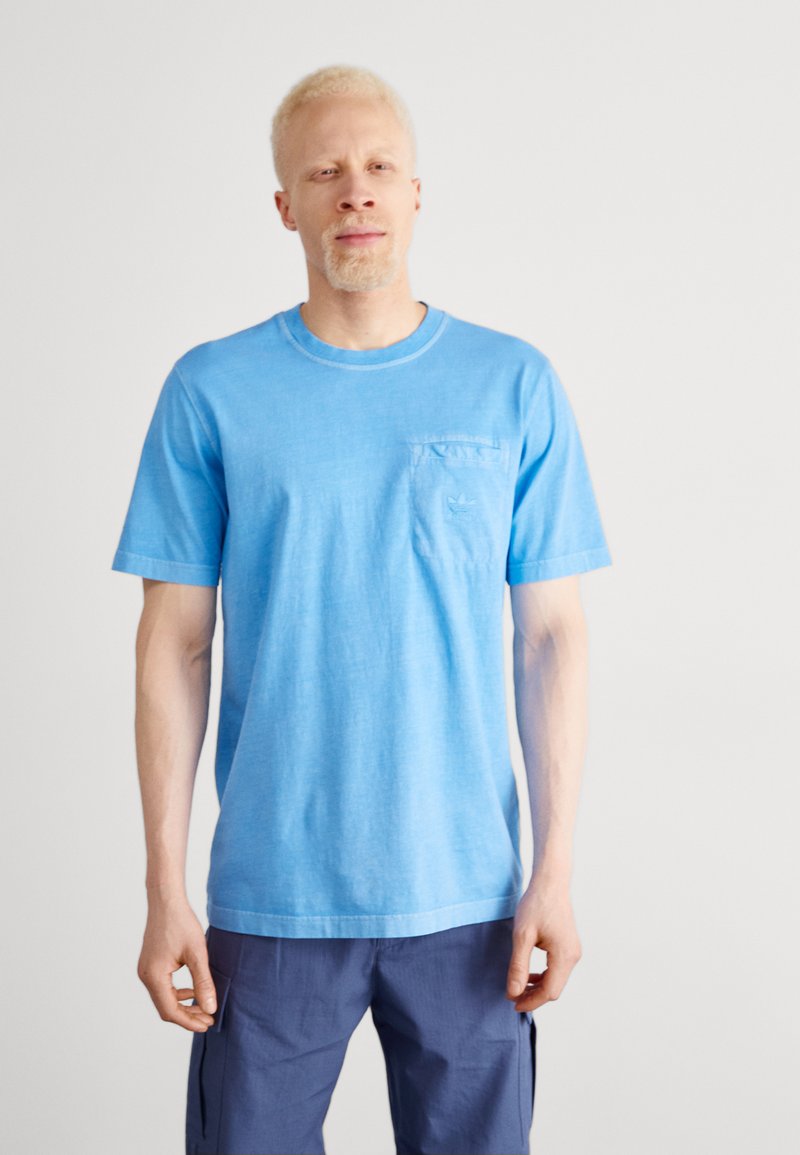 adidas Originals Basic T-shirt - semi blue burst/blue - Zalando