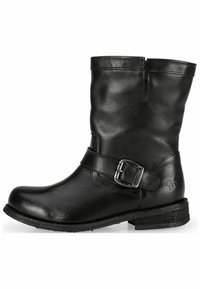 Felmini Wide Fit Cowboy/biker ankle boot - black - Zalando.ie