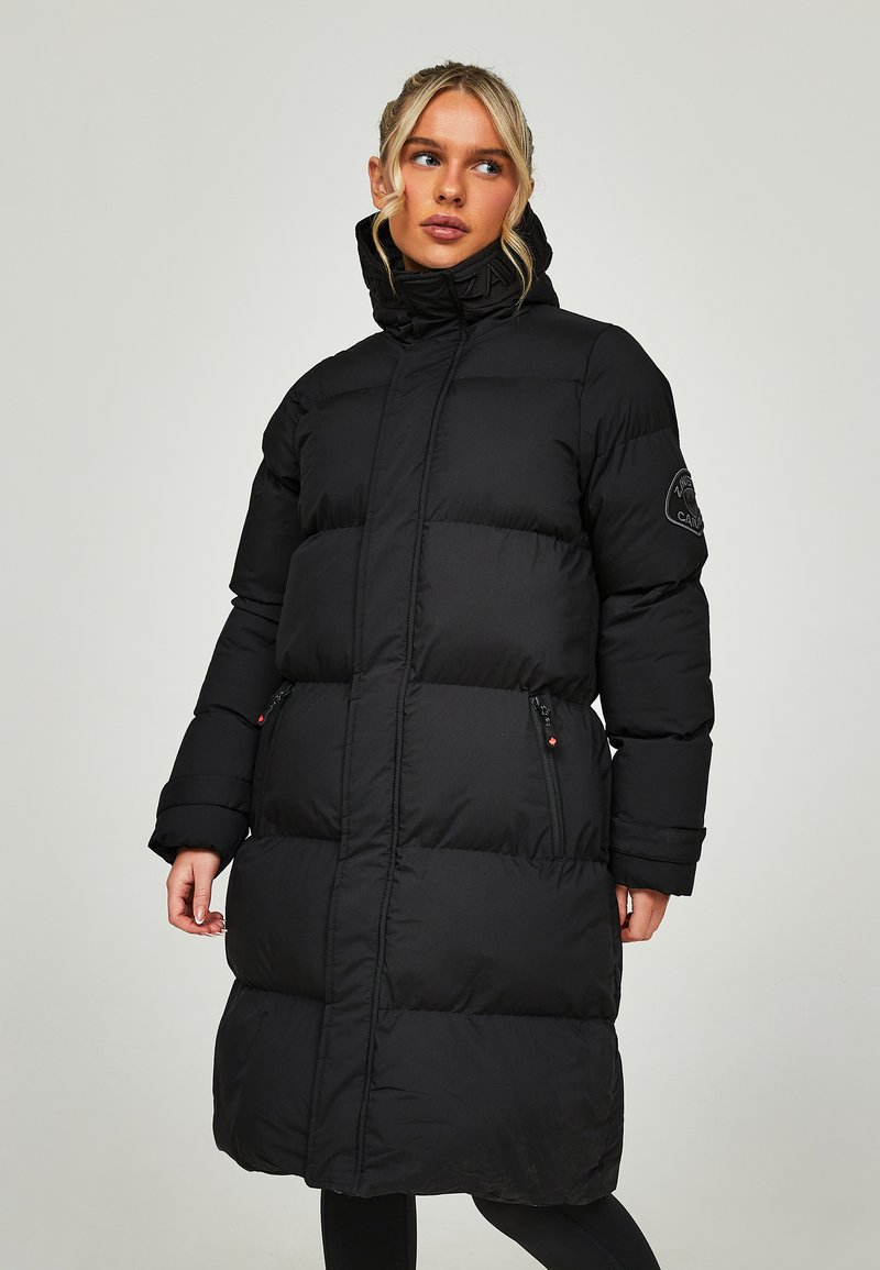 Alessandro Zavetti ALORA LONGLINE PUFFER JACKET - Winter coat - jet ...