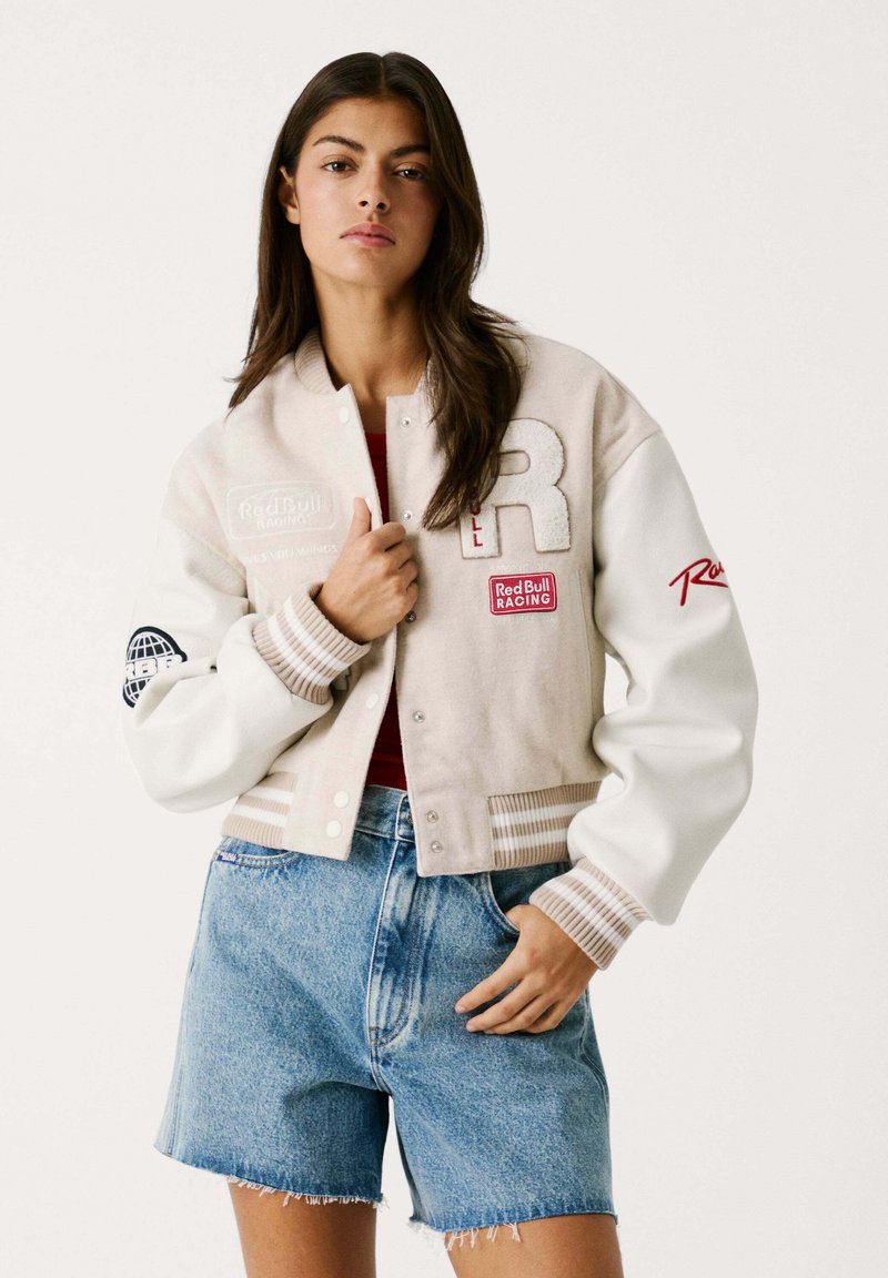 Red Bull Racing x Pepe Jeans Bomberjacks - grain beige/beige - Zalando.nl
