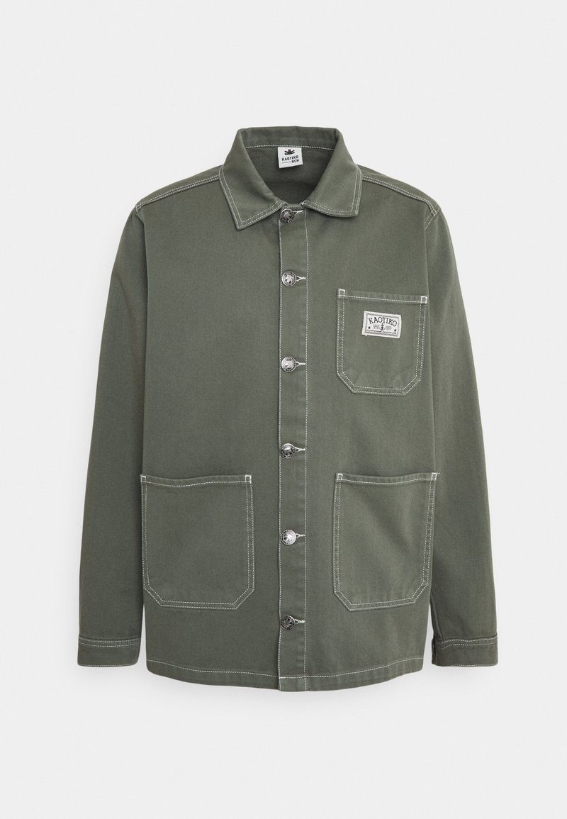 Kaotiko WORK JACKET UNISEX - Farmerdzseki - olive/fekete - Zalando.hu