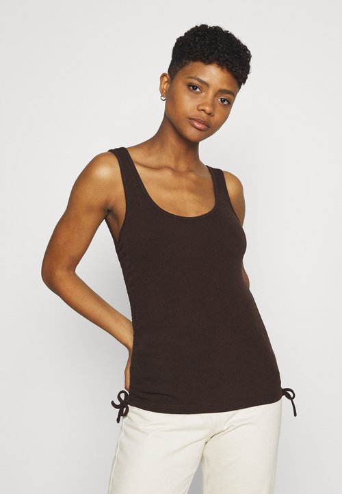 Next LACE TRIM VESTS TWO PACK - Top - brown/dunkelbraun - Zalando.at