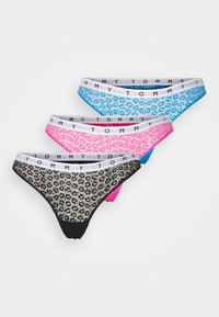 Tommy Hilfiger THONG 3 PACK - String - pink amour/deep sky blue/black/oranje - Zalando.nl