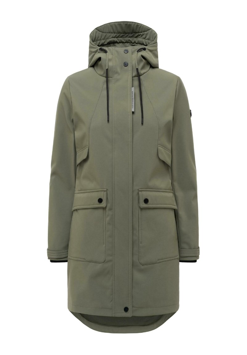Navahoo MORGENNEBEL - Waterproof jacket - dusty olive/olive - Zalando