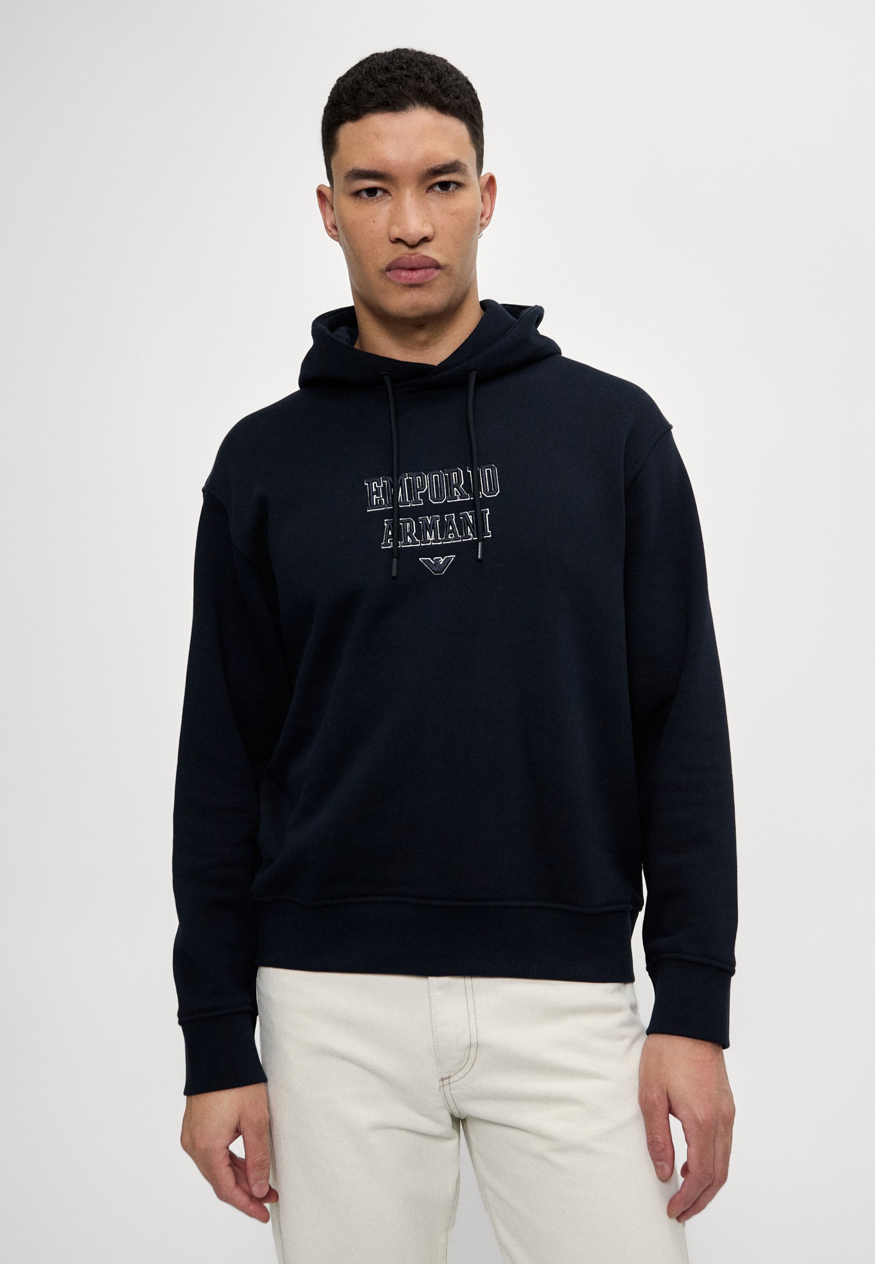 Emporio Armani FELPA Sweat a capuche navy font bleu marine ZALANDO.FR