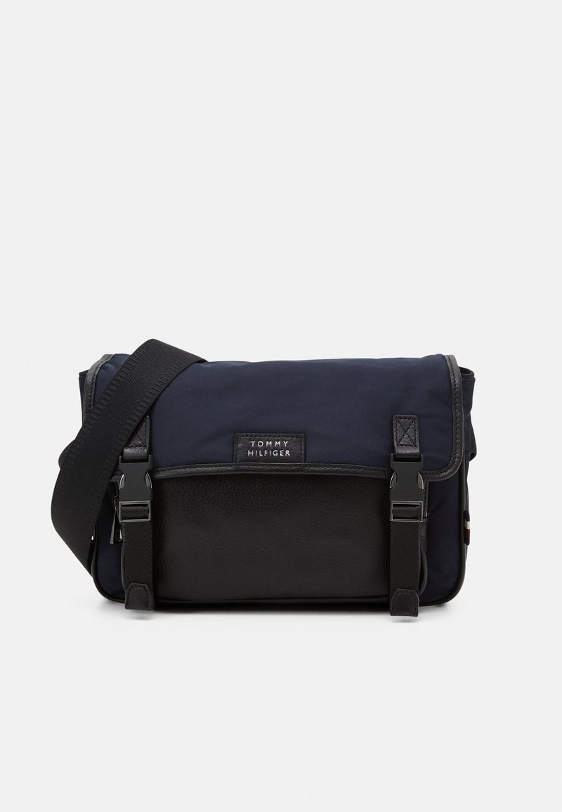 Tommy Hilfiger LUX MINI MESSENGER - Across body bag - space blue/blue ...