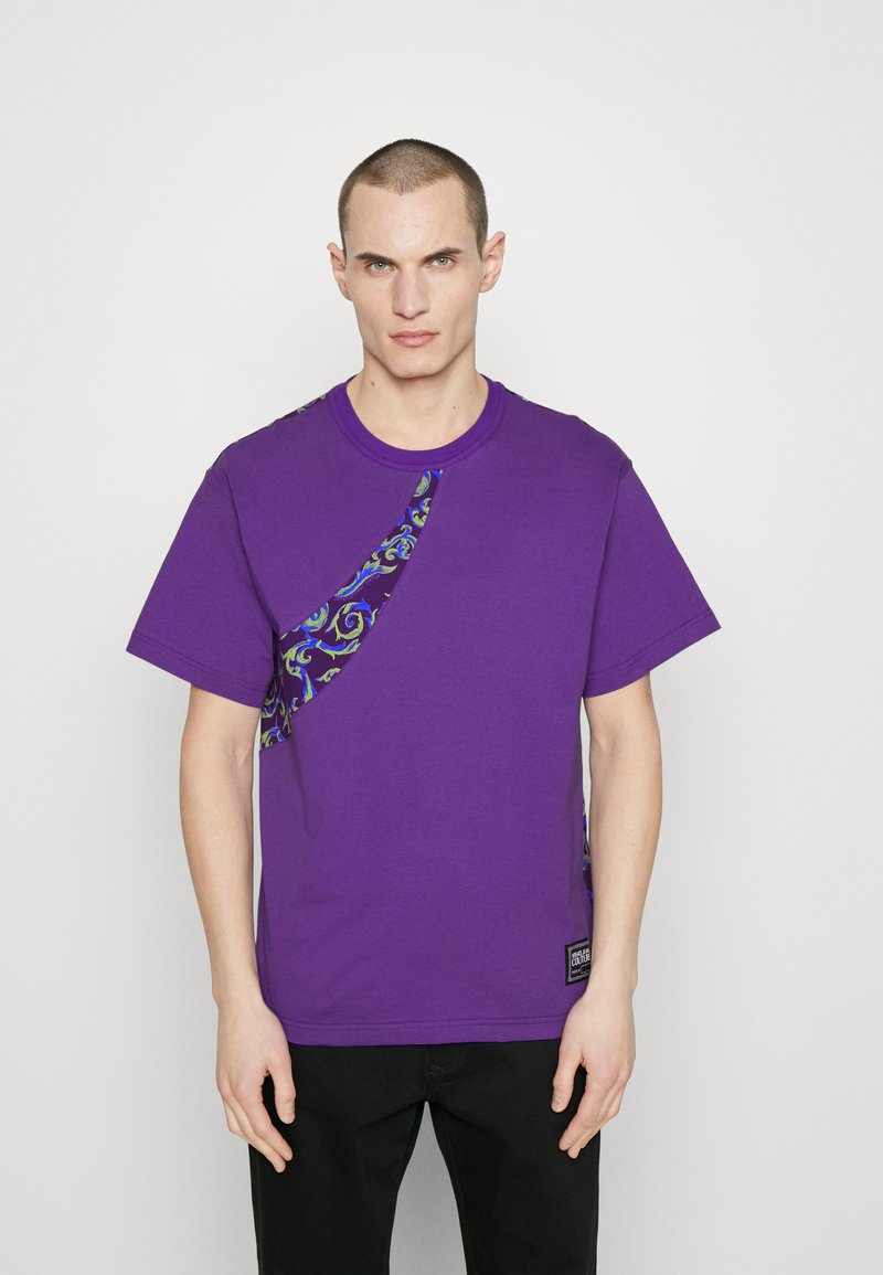 Versace Jeans Couture Sketch Couture T Shirt Med Print Violet