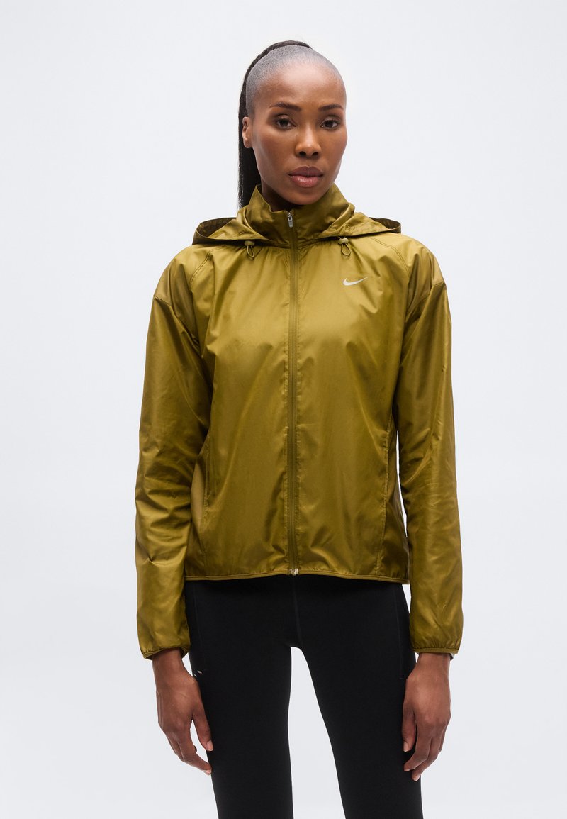 Nike Performance TEMPO - Chaqueta de running - olive flak/verde oliva ...