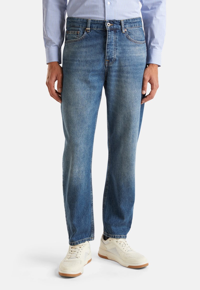 United Colors of Benetton CARROT - Jeans Tapered Fit - blue/blauw ...