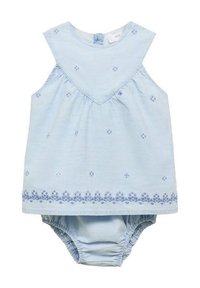 Mango Kids FROG WITH EMBROIDERED DETAILS - Haljina od trapera - light ...