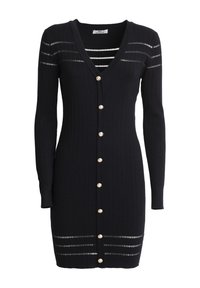 INFLUENCER FAKA BUTTON PLACKET - Robe fourreau - black/noir - ZALANDO