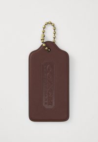 COACH XL HANGTAG BAG CHARM - Nøkkelring - chestnut/mørkebrun - Zalando.no