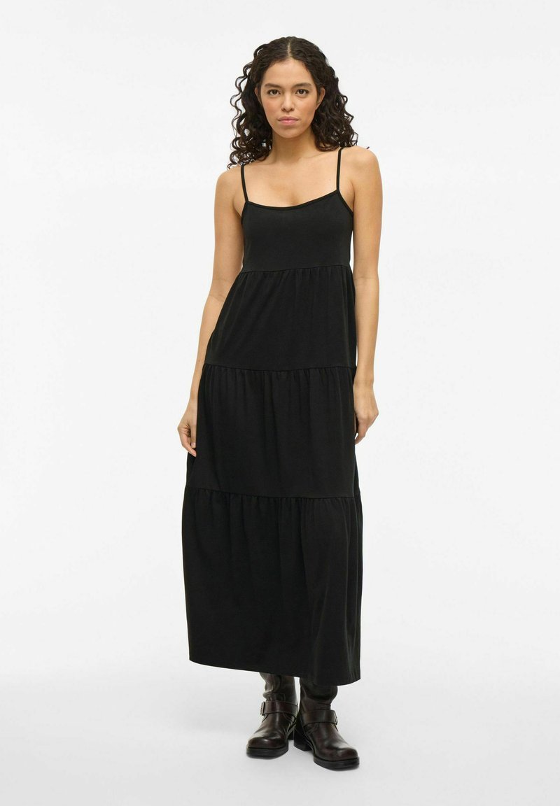 VILA VILAYER - Sukienka z dżerseju/czarny - Zalando.pl