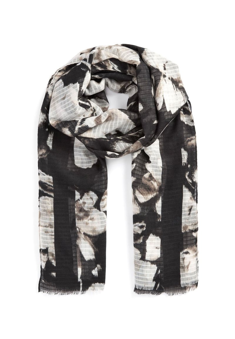 Next WATER FLORAL LIGHTWEIGHT - Schal - monochrome/schwarz - Zalando.de