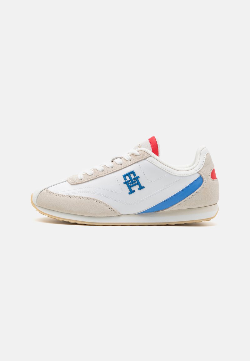 Tommy Hilfiger HERITAGE RUNNER - Baskets basses - white/blue spell ...
