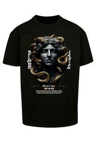 Forgotten Faces MEDUSA'S LEGACY HEAVY OVERSIZE - Print T-shirt - black ...