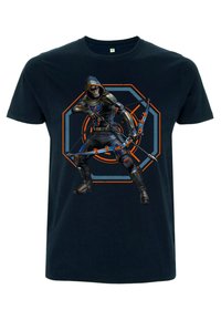 Marvel BLACK WIDOW: MOVIE BIG TASKMASTER - T-shirt med print - navy ...