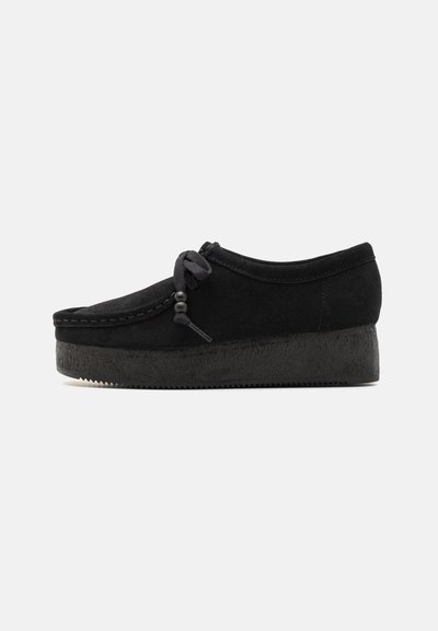 Clarks Originals WALLABEE CRAFT - Bottines à plateau - black/noir ...