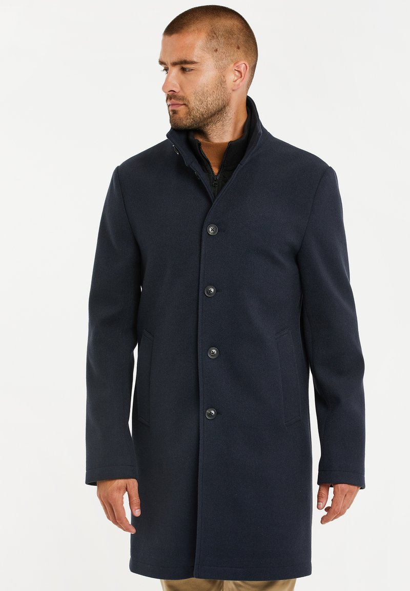 Threadbare Classic coat - navy/dark blue - Zalando.de