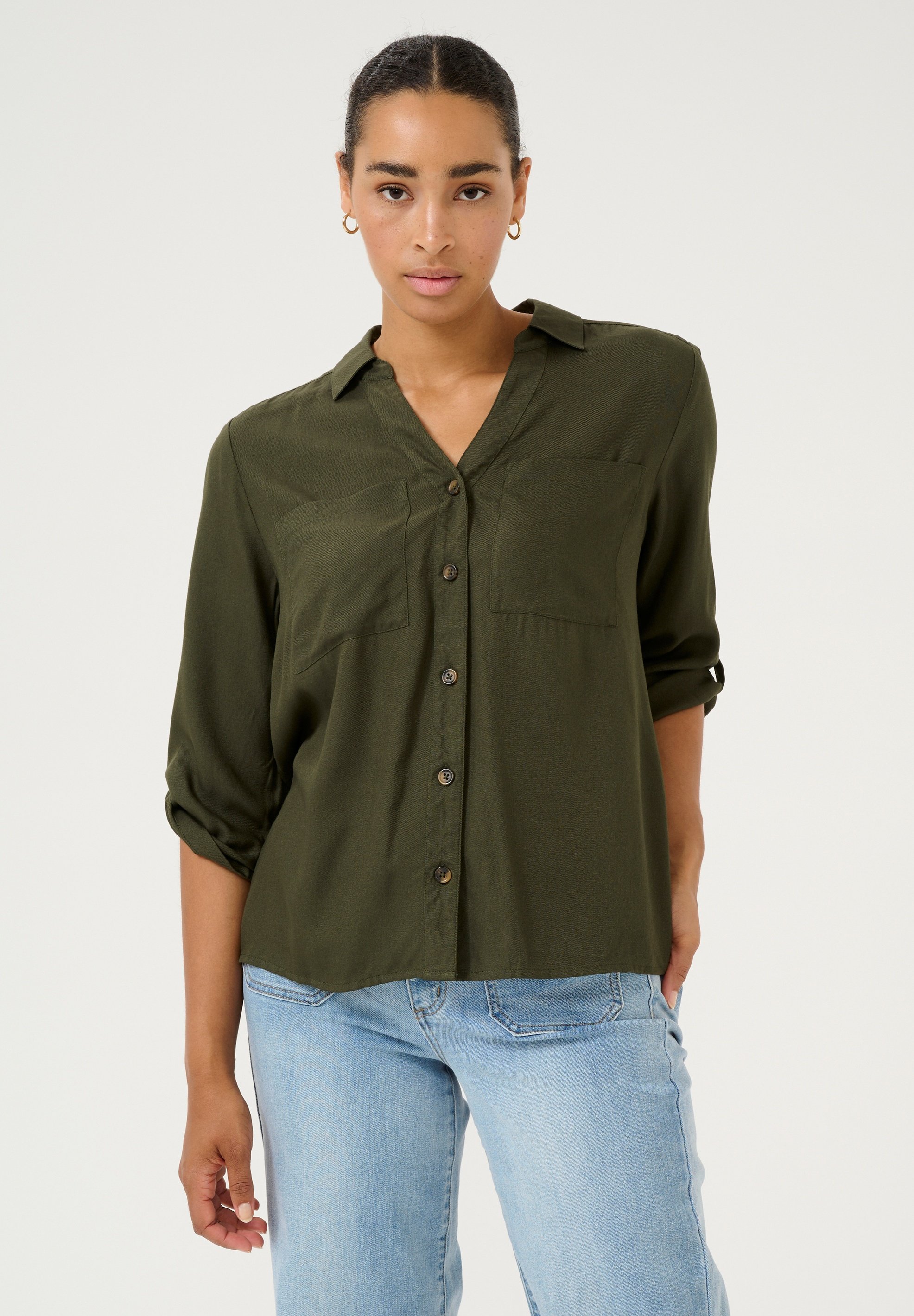 Camisa Verde Esmeralda Cómo Combinar Camisas Color Verde Militar