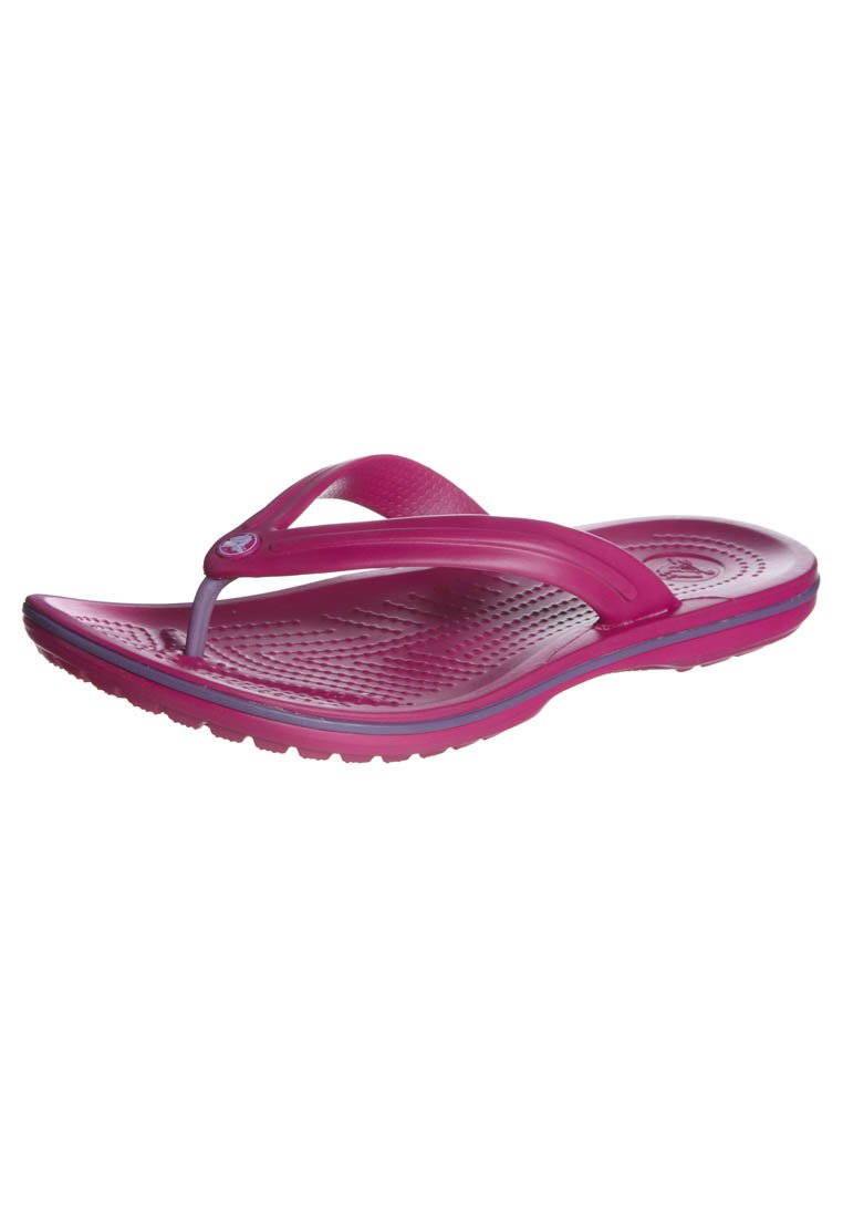 Crocs CROCBAND FLIP UNISEX - Pool shoes - berry/lilac/berry - Zalando.co.uk