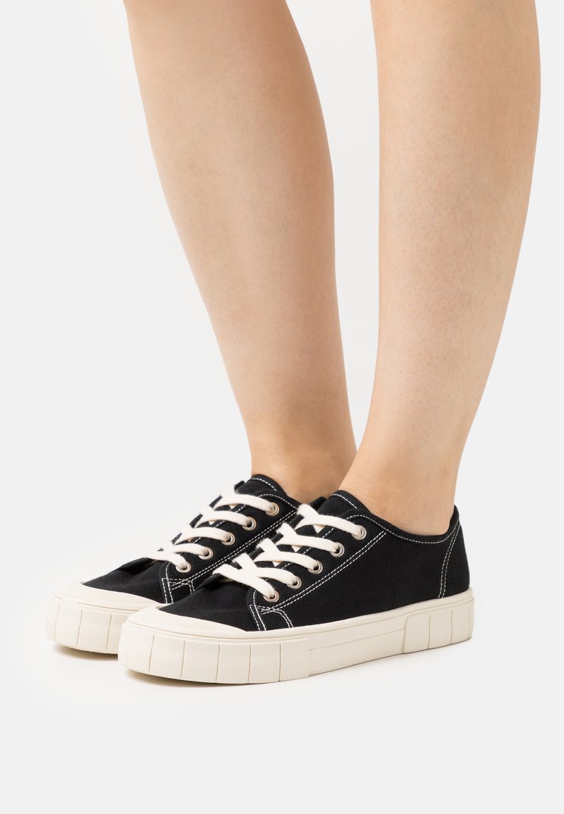 Rubi Shoes by Cotton On PEGGY LACE UP PLIMSOLL - Baskets basses - black ...
