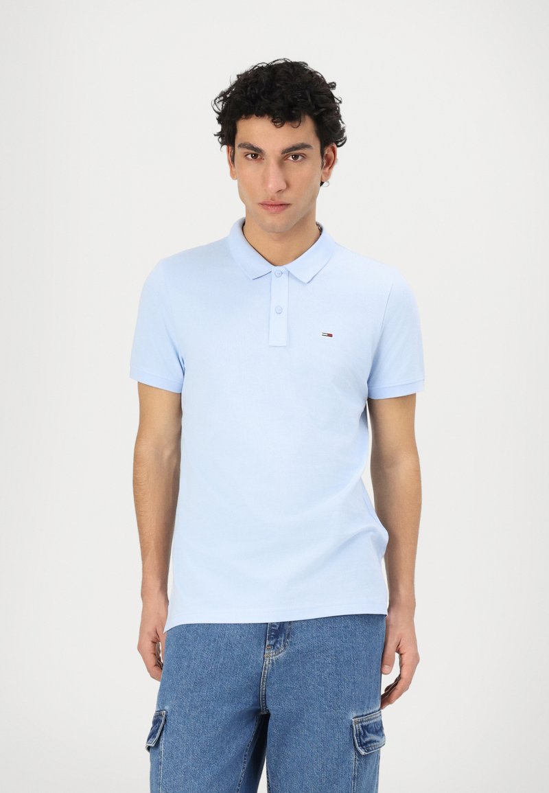 Tommy Jeans PLACKET - Polo - sweet blue/bleu clair - ZALANDO.FR