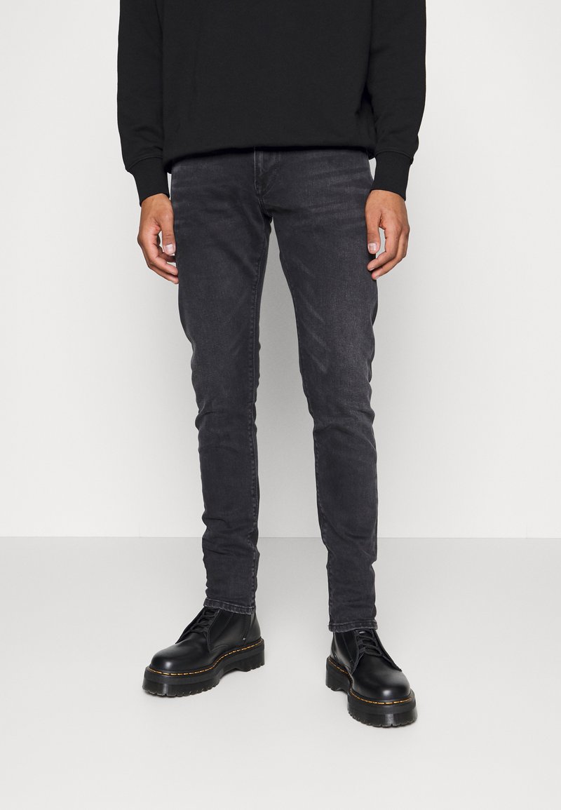 Pepe Jeans STANLEY - Jeans Tapered Fit - denim/black denim - Zalando.dk