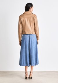 BOSS SAMELI - Lederjacke - light pastel brown/braun - Zalando.at