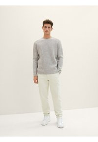 TOM TAILOR Strickpullover - grey heather melange/grau - Zalando.de