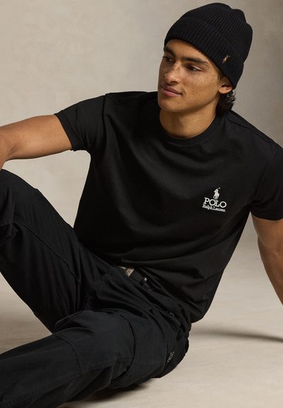 Polo Ralph Lauren CLASSIC FIT LOGO JERSEY T-SHIRT - T-paita - black ...