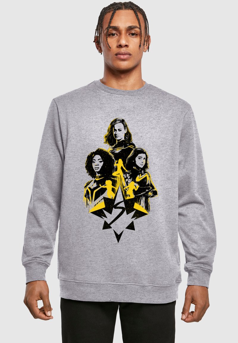 ABSOLUTE CULT THE MARVELS - SPRAY TRIO CREWNECK - Sweatshirt - heather ...