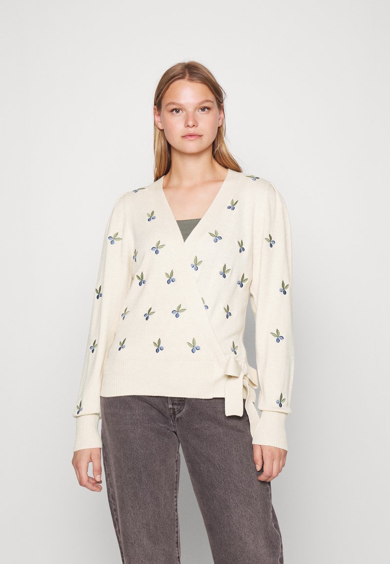 Object OBJLANEY - Strickpullover - sandshell melange/sand - Zalando.de