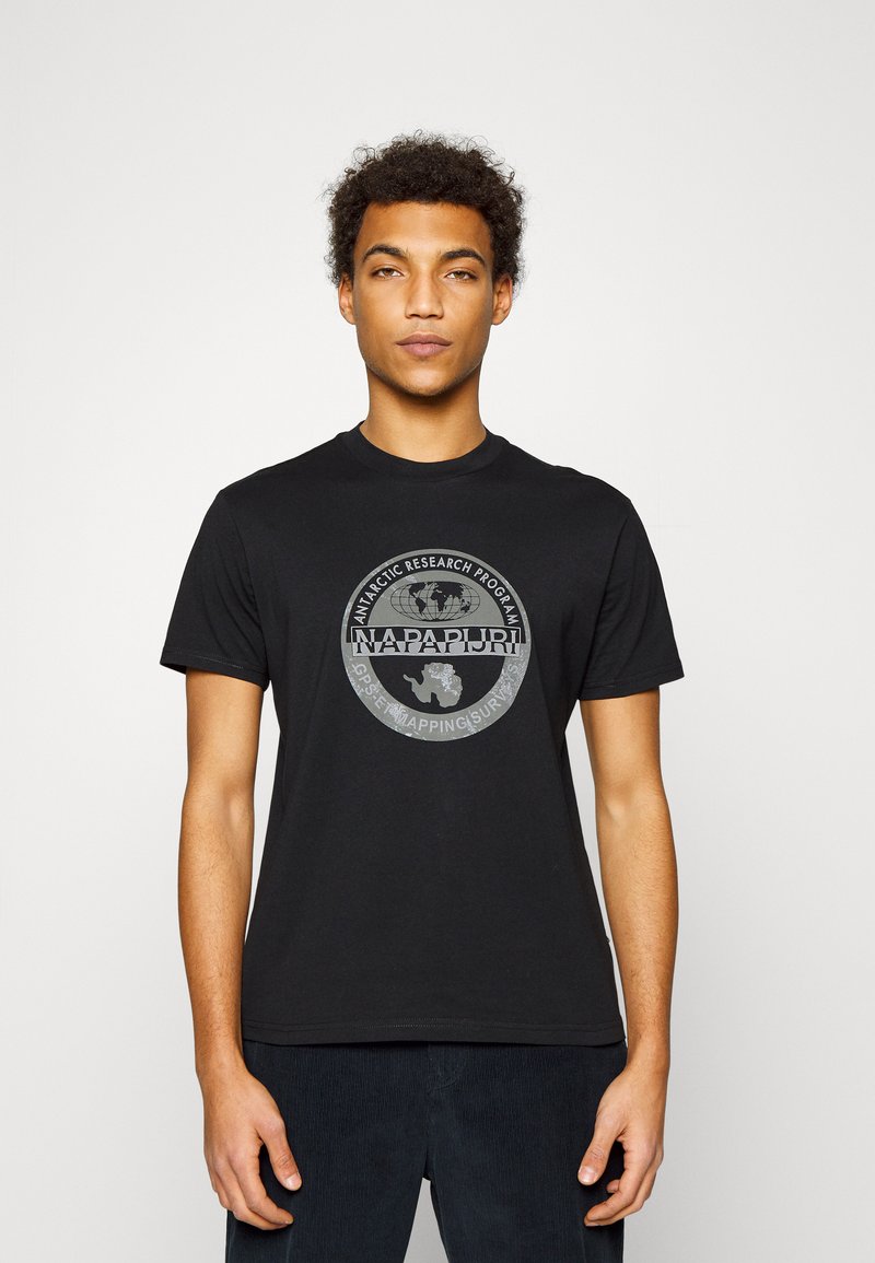 Napapijri BOLLO - T-shirt con stampa - black/nero - Zalando.it