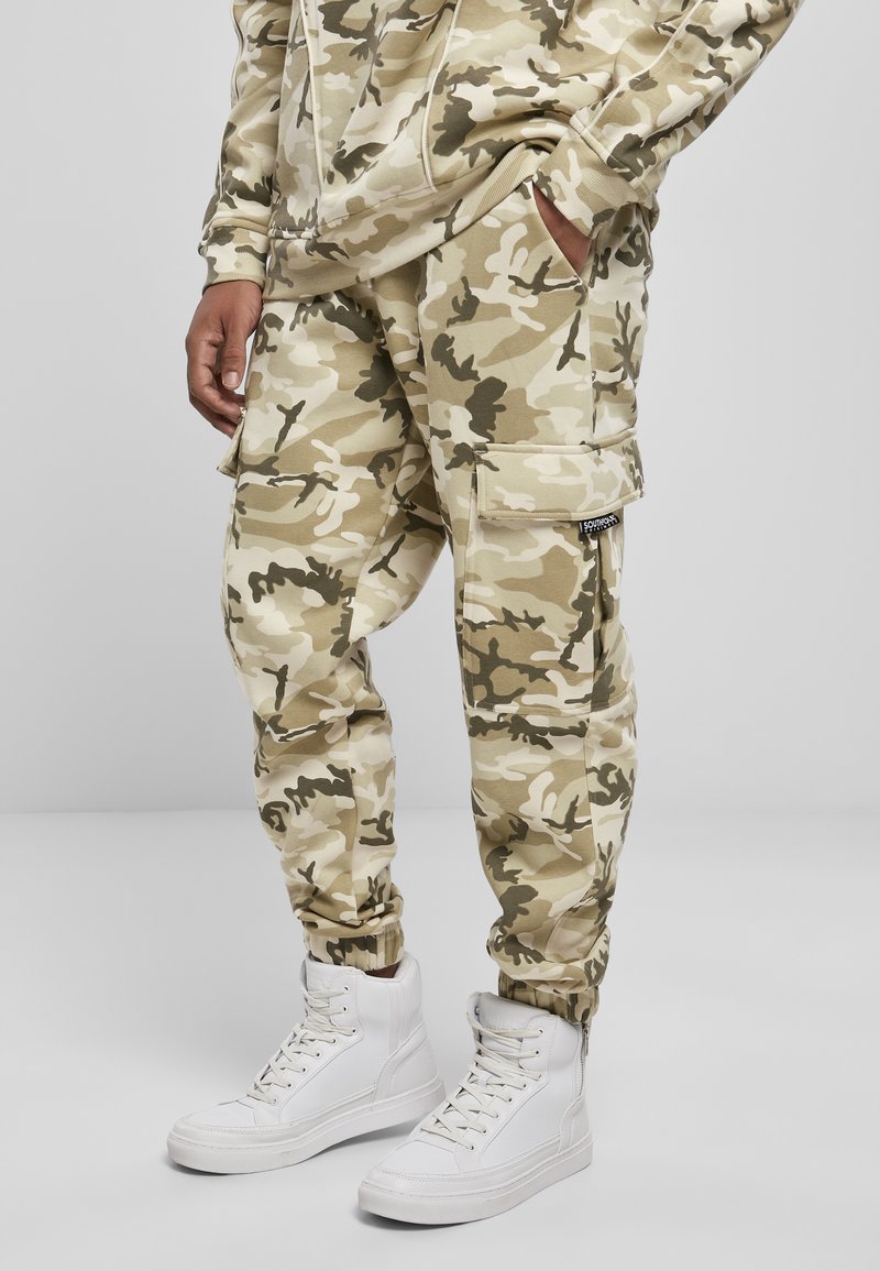 Southpole Teplákové kalhoty - sand camouflage/více barev - Zalando.cz
