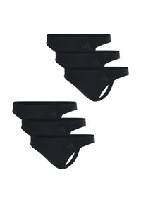 adidas Sportswear 6 PACK - Stringit - black/musta - Zalando.fi