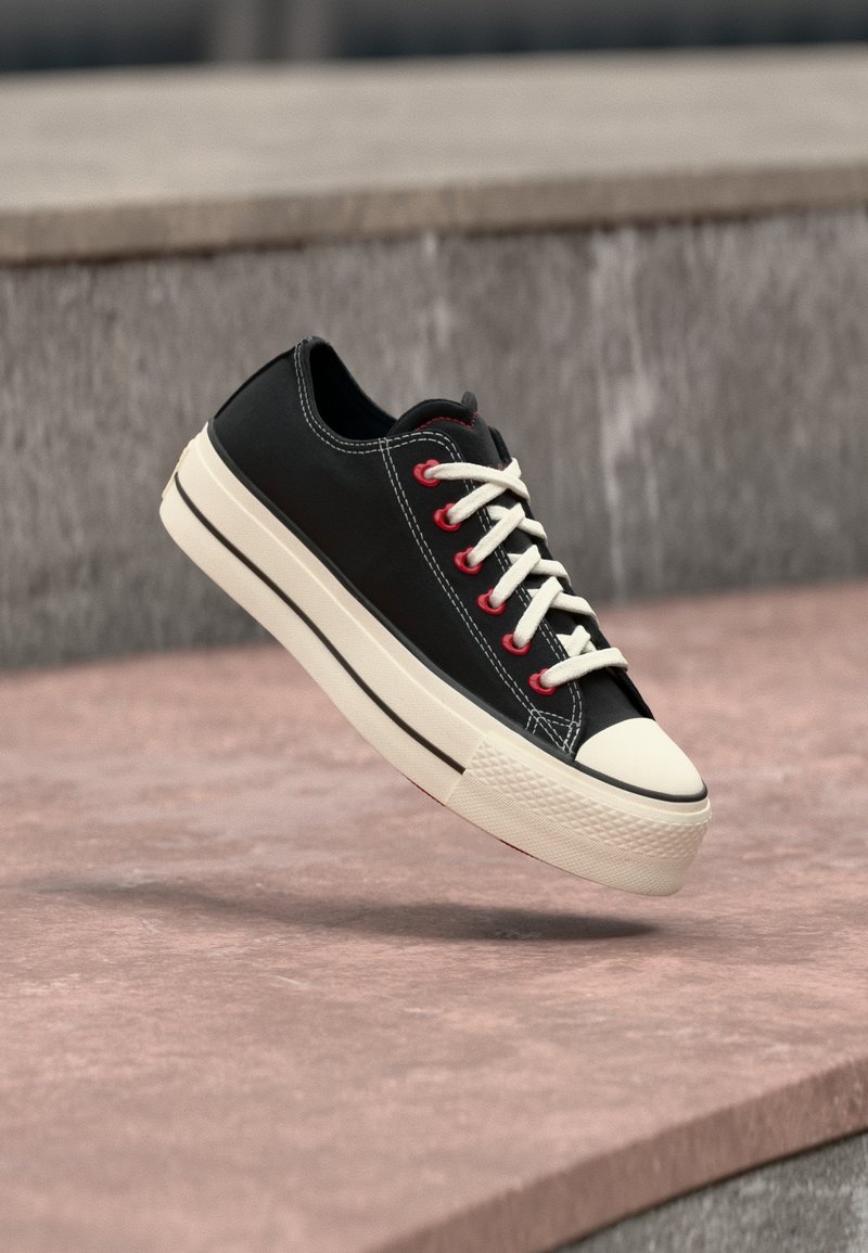 Converse CHUCK TAYLOR ALL STAR LIFT - Sneakers - black/egret/days ahead ...