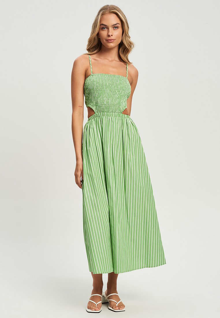 CALLI TARIA - Robe de jour - green stripe/vert - ZALANDO.FR