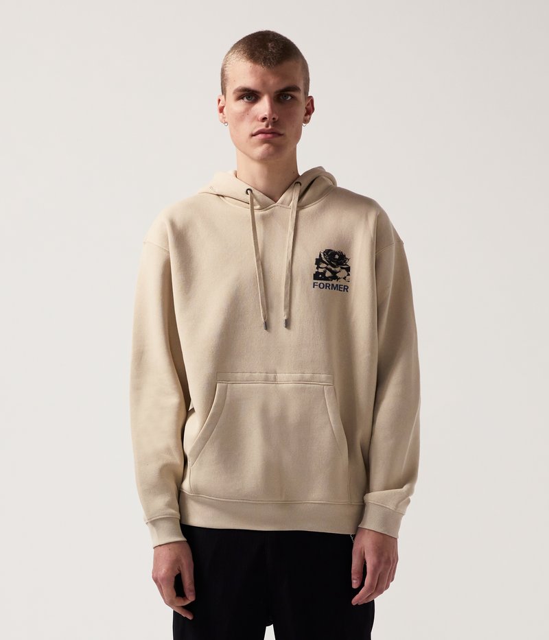 Former ROSE CRUX HOOD - Sweatshirt - bone/beige - Zalando.de
