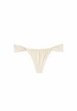 Calzedonia Braguita de bikini - shiny satin coco white/blanco - Zalando.es