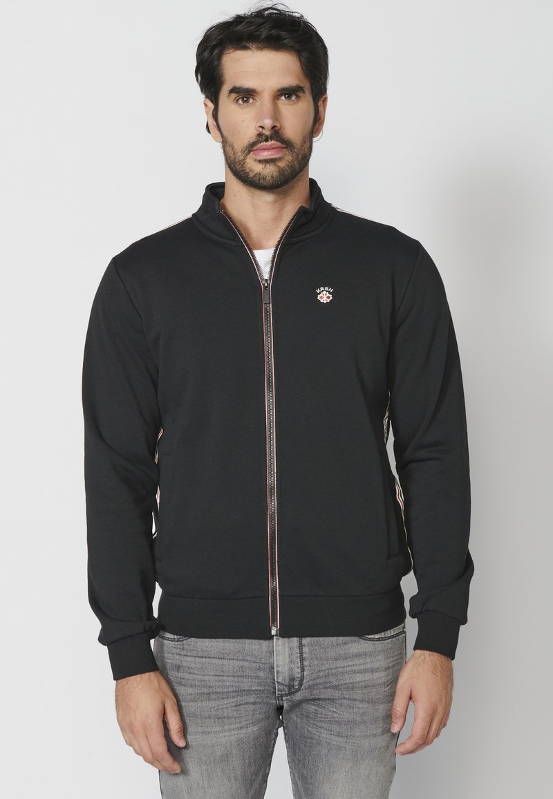 Koroshi Sweatjacke - black/schwarz - Zalando.at