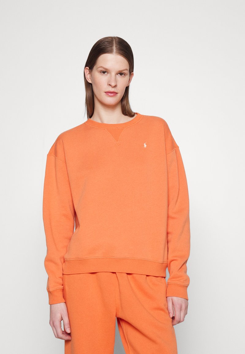 Polo Ralph Lauren ARCTIC LONG SLEEVE - Sweatshirt - sunset sky/red ...