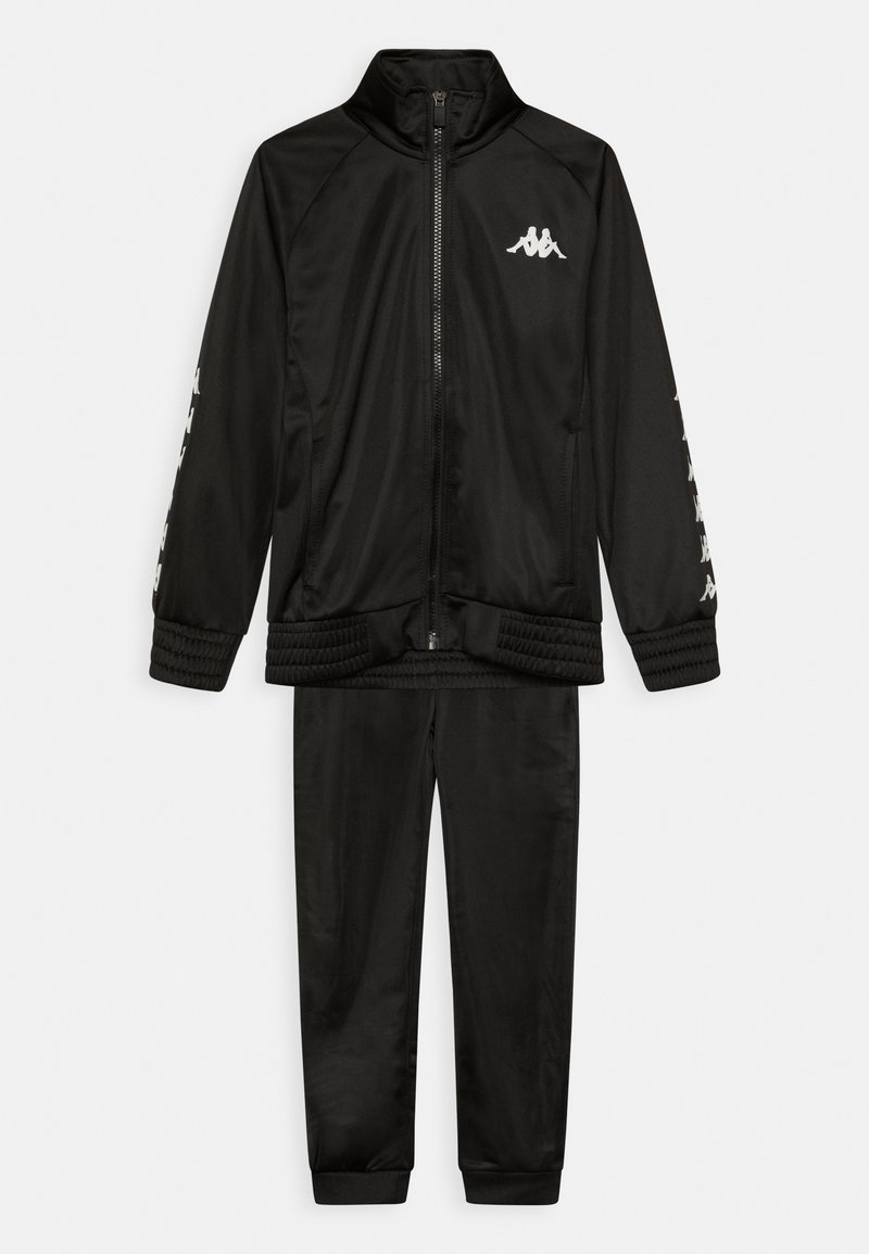 Kappa SET UNISEX - Tracksuit - caviar/black - Zalando.co.uk