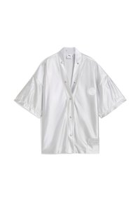 Puma Button-down blouse - feather gray/metallic grey - Zalando