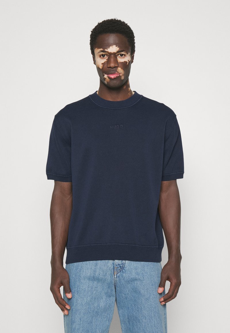 HUGO SDIPPO - T-Shirt basic - navy/dunkelblau - Zalando.de