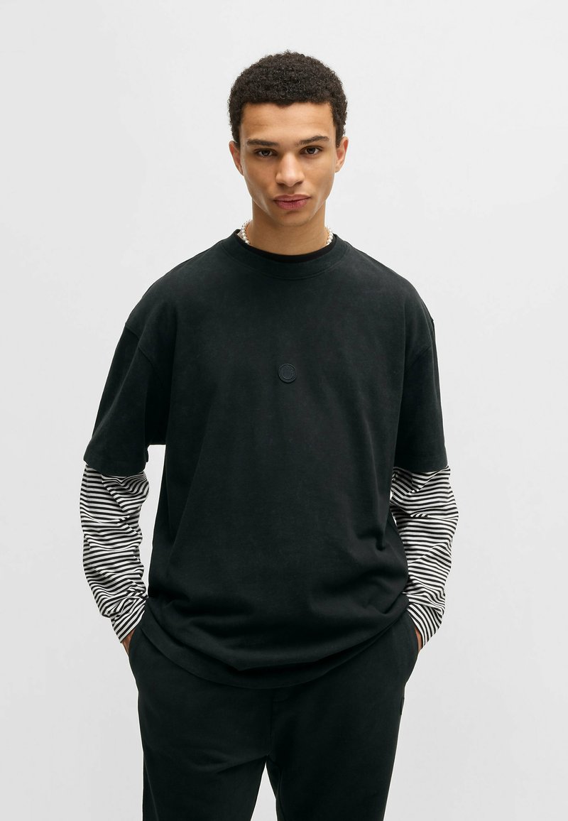 HUGO Basic T-shirt - black one/black - Zalando.ie