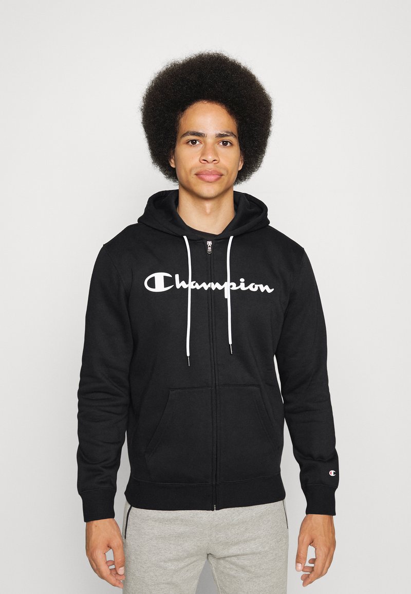Champion HOODED FULL ZIP - Sweat zippé - black/noir - ZALANDO.FR