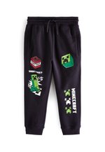Next LICENSE JOGGERS - Jogginghose - black minecraft creeper/schwarz ...