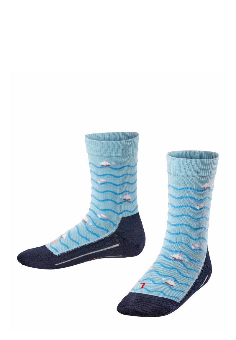 FALKE Active Sailing Boats - Socken - crystal bl/braun - Zalando