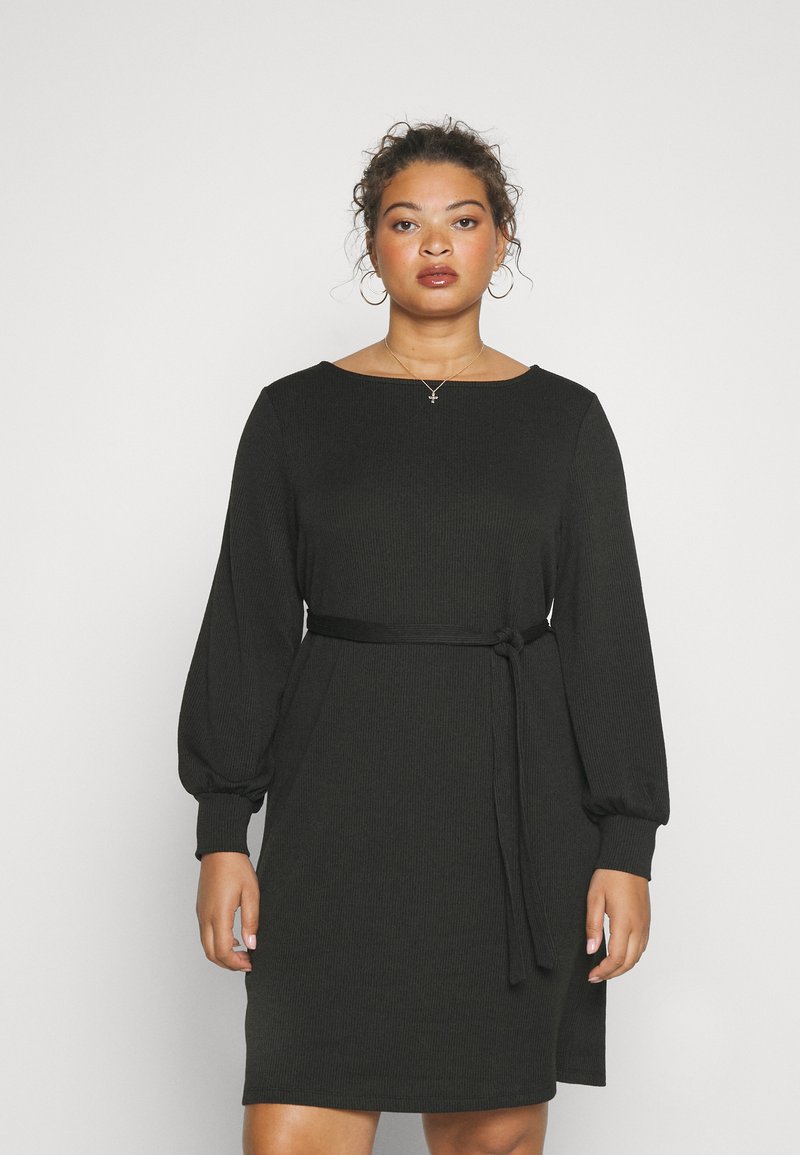 Vero Moda Curve COTEA SHORT - Freizeitkleid - black/schwarz - Zalando.at